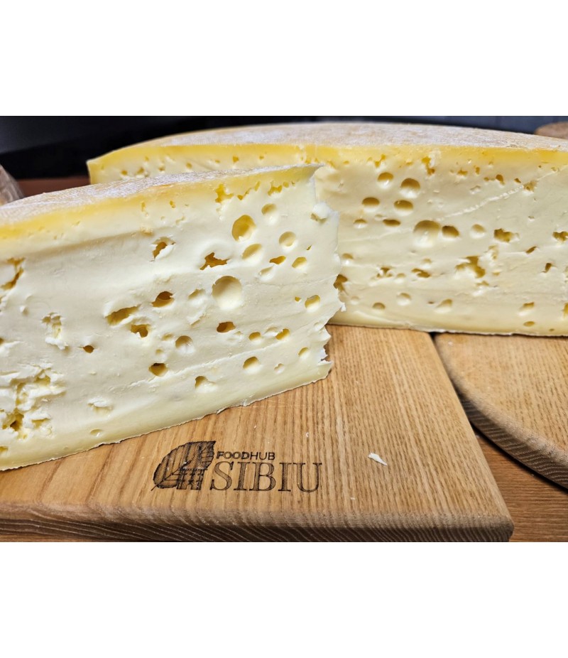 Branza cu pasta semidura MATURATA minim 21 zile - simpla